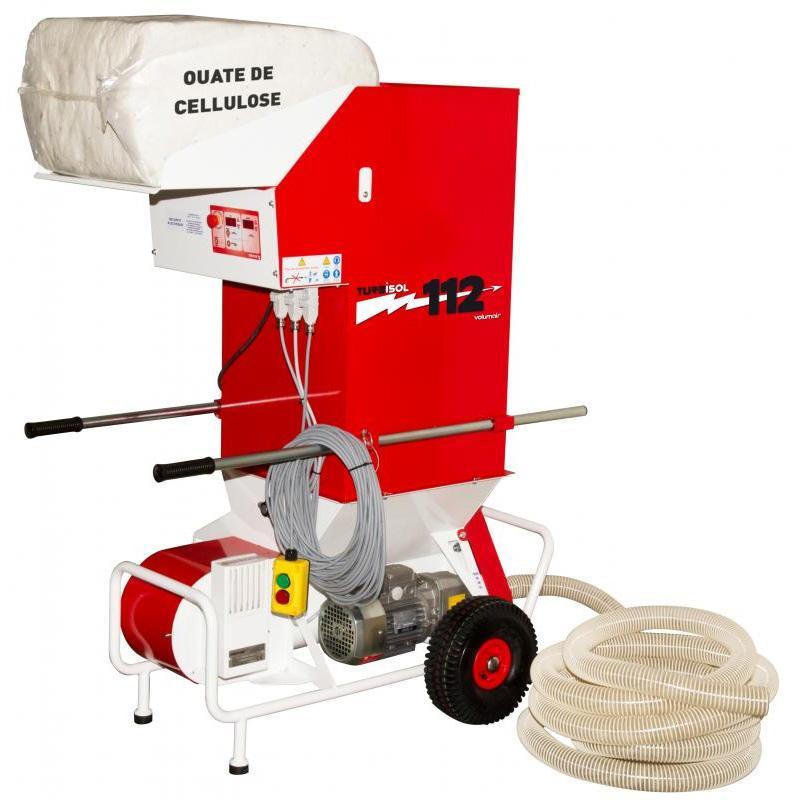 Machine à projeter laine de verre, ouate de cellulose et chanvre ...
