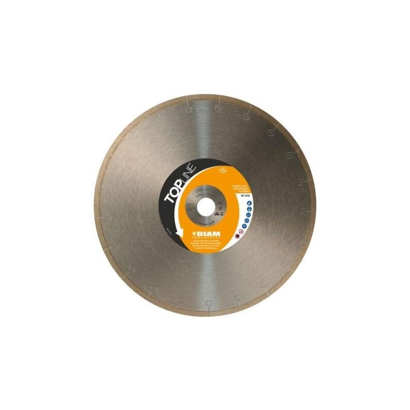 Disque diamanté CR89 - Ø 250 mm pour carrelage, céramique, faïence ...