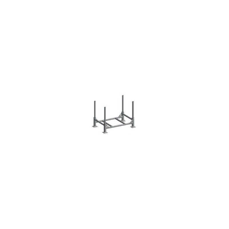 Rack démontable galvanisé pour lisses et poteaux F3000 / MULTI 4X ...